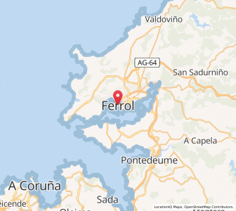 Ferrol, Galice Heures de lever et de coucher du soleil