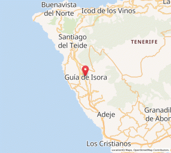 Guía de Isora, Îles Canaries lever et coucher du soleil