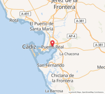 Puerto Real, Andalousie Heures de lever et de coucher du soleil