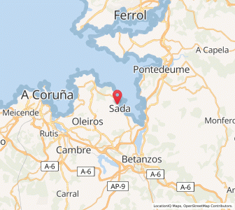 Sada, Galice Heures de lever et de coucher du soleil