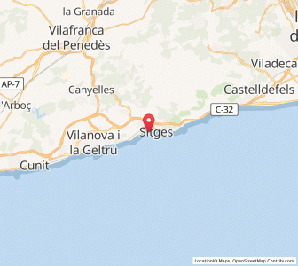 Sitges, Catalogne Heures de lever et de coucher du soleil