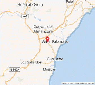 Vera, Andalousie Heures de lever et de coucher du soleil