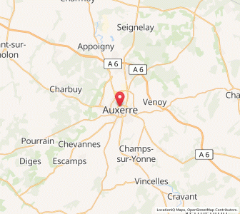 Auxerre, Bourgogne-Franche-Comté lever et coucher du soleil