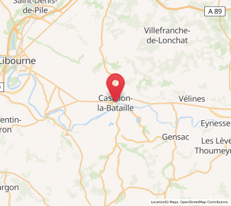 Castillon-la-Bataille, Nouvelle-Aquitaine lever et coucher du soleil