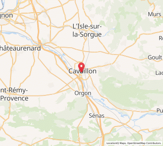 Cavaillon, Provence-Alpes-Côte d'Azur lever et coucher du soleil