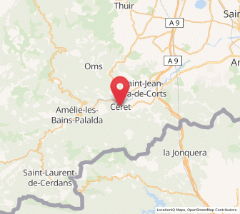 Céret, Occitanie Heures de lever et de coucher du soleil