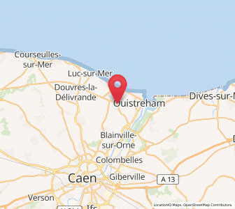 Colleville-Montgomery, Normandie lever et coucher du soleil