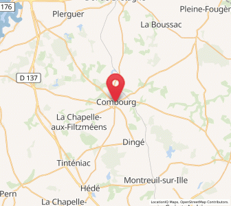 Combourg, Bretagne Heures de lever et de coucher du soleil