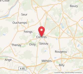 Contres, Centre Heures de lever et de coucher du soleil