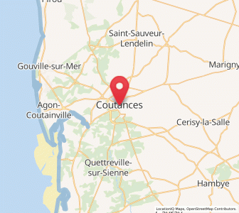 Coutances, Normandie Heures de lever et de coucher du soleil