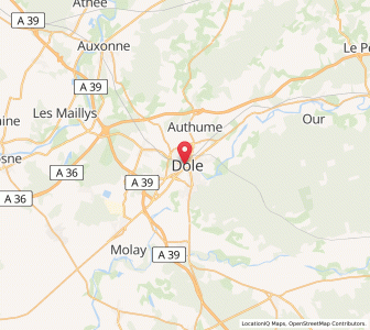 Dole, Bourgogne-Franche-Comté Heures de lever et de coucher du soleil