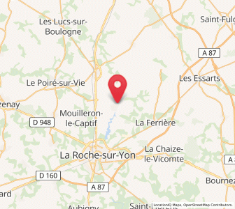 Dompierre-sur-Yon, Pays de la Loire lever et coucher du soleil