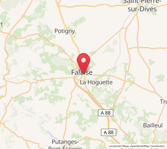 Falaise, Normandie Heures de lever et de coucher du soleil