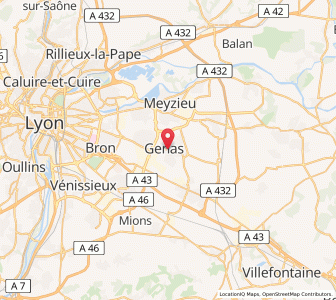 Genas, Auvergne-Rhône-Alpes Heures de lever et de coucher du soleil