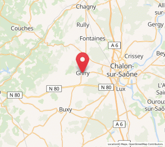 Givry, Bourgogne-Franche-Comté lever et coucher du soleil