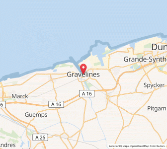 Gravelines, Hauts-de-France Heures de lever et de coucher du soleil