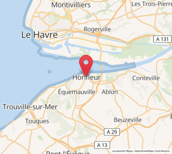 Honfleur, Normandie Heures de lever et de coucher du soleil