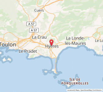 Hyères, Provence-Alpes-Côte d'Azur lever et coucher du soleil