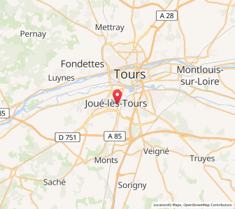 Joué-lès-Tours, Centre Heures de lever et de coucher du soleil