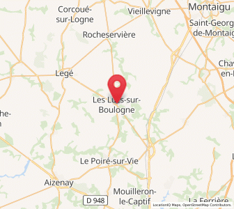Les Lucs-sur-Boulogne, Pays de la Loire lever et coucher du soleil