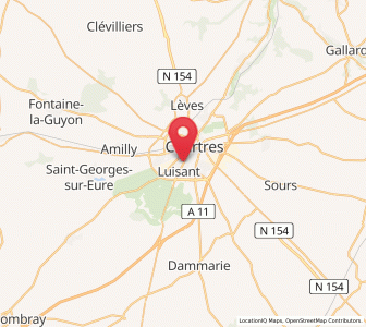 Luisant, Centre Heures de lever et de coucher du soleil