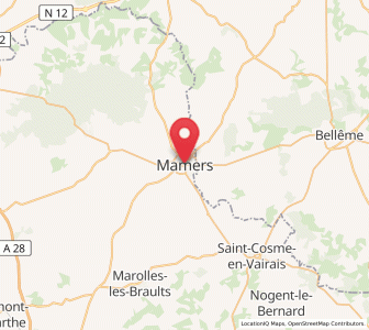 Mamers, Pays de la Loire Heures de lever et de coucher du soleil