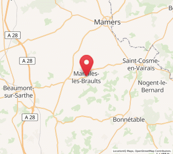 Marolles-les-Braults, Pays de la Loire lever et coucher du soleil