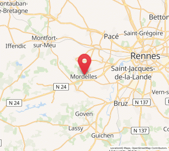 Mordelles, Bretagne Heures de lever et de coucher du soleil