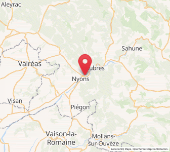 Nyons, Auvergne-Rhône-Alpes Heures de lever et de coucher du soleil
