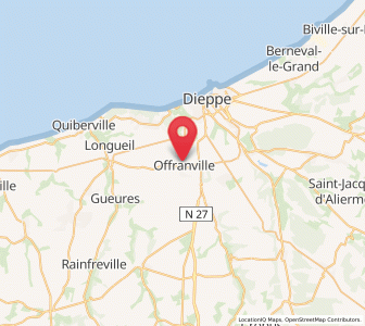 Offranville, Normandie Heures de lever et de coucher du soleil
