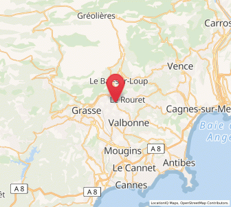 Opio, Provence-Alpes-Côte d'Azur lever et coucher du soleil