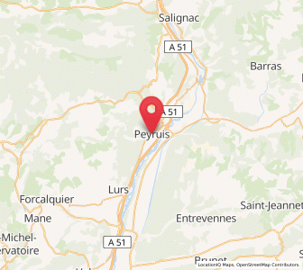 Peyruis, Provence-Alpes-Côte d'Azur lever et coucher du soleil