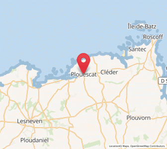 Plouescat, Bretagne Heures de lever et de coucher du soleil