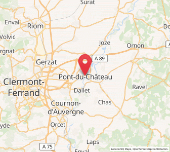 Pont-du-Château, Auvergne-Rhône-Alpes lever et coucher du soleil