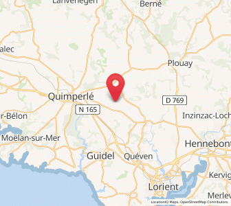 Rédené, Bretagne Heures de lever et de coucher du soleil