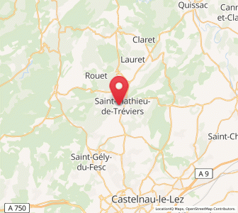 Saint-Mathieu-de-Tréviers, Occitanie lever et coucher du soleil