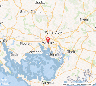 Vannes, Bretagne Heures de lever et de coucher du soleil