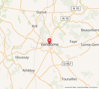 Vendôme, Centre Heures de lever et de coucher du soleil