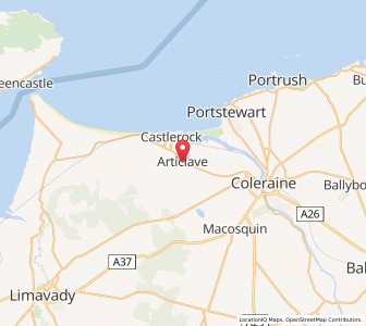 Articlave, Northern Ireland Heures de lever et de coucher du soleil