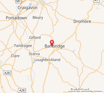 Banbridge, Northern Ireland Heures de lever et de coucher du soleil