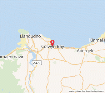 Colwyn Bay, Wales Heures de lever et de coucher du soleil