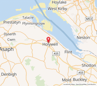 Holywell, Wales Heures de lever et de coucher du soleil