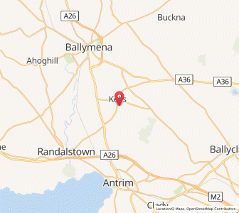 Kells, Northern Ireland Heures de lever et de coucher du soleil