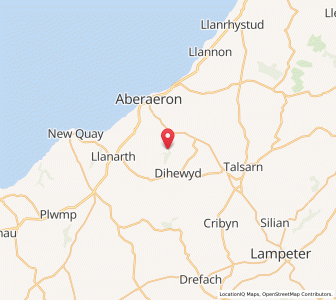 Llanerch-Aeron, Wales Heures de lever et de coucher du soleil