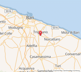 Capurso, Apulia Heures de lever et de coucher du soleil