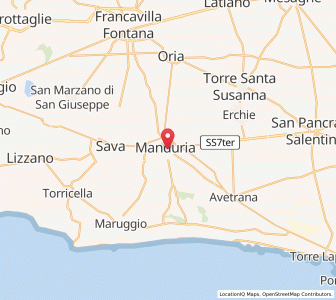 Manduria, Apulia Heures de lever et de coucher du soleil