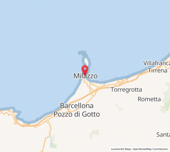 Ultras Milazzo Sicily Map