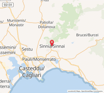 Sinnai, Sardinia Heures de lever et de coucher du soleil
