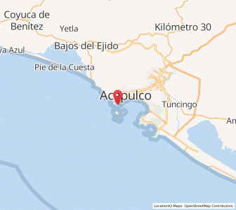 Acapulco, Guerrero Heures de lever et de coucher du soleil