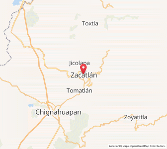 Zacatlán, Puebla Heures de lever et de coucher du soleil